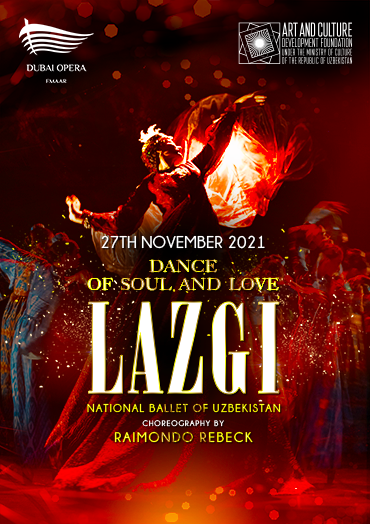 27 November 2021, premiere at the Dubai Opera – the sensational ballet ...